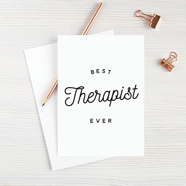 Therapist Card - Etsy