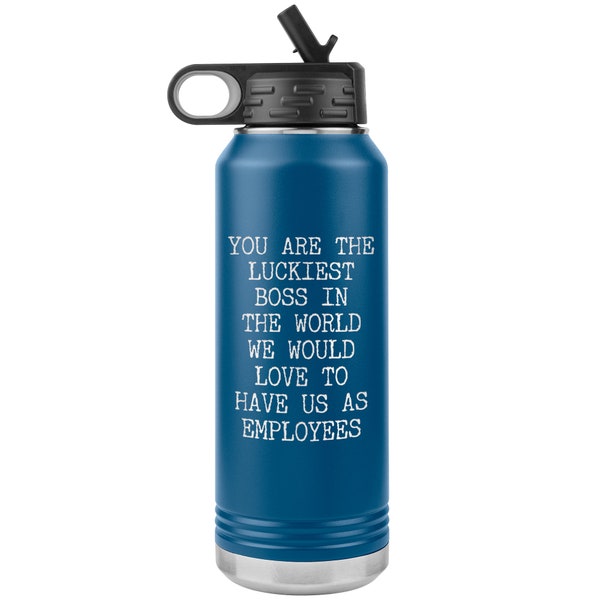 Funny Boss Gift Water Bottle - 60+ Gift Ideas for 2025