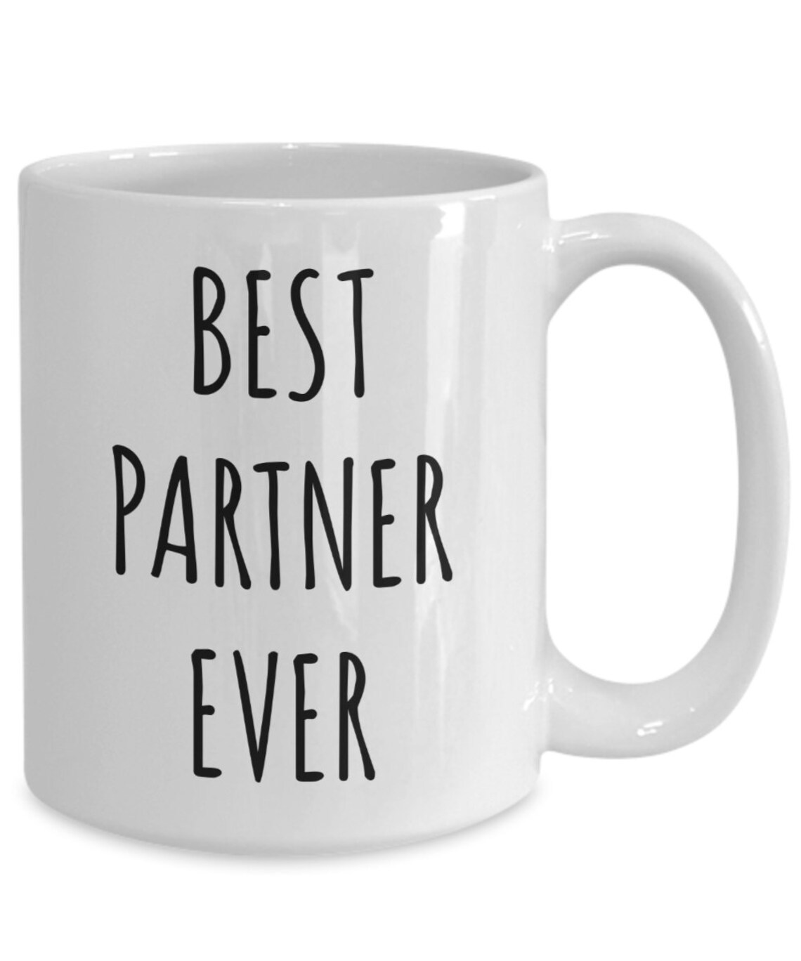 Best Partner Ever Mug Coffee Cup Gift for Life Partner Domestic Partner ...