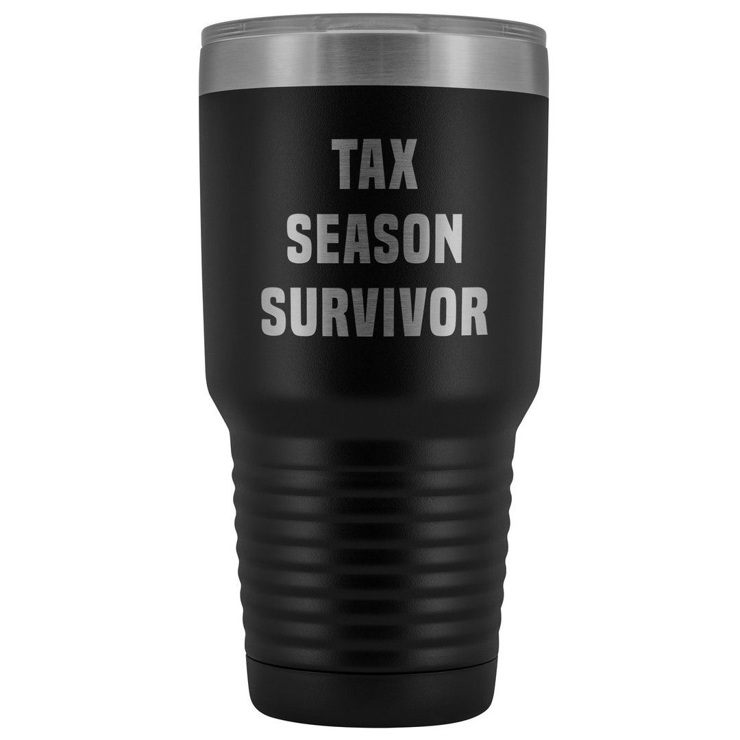 Tax Season Survivor Metal Accountant Mug Tax Preparer Taxes Accounting ...