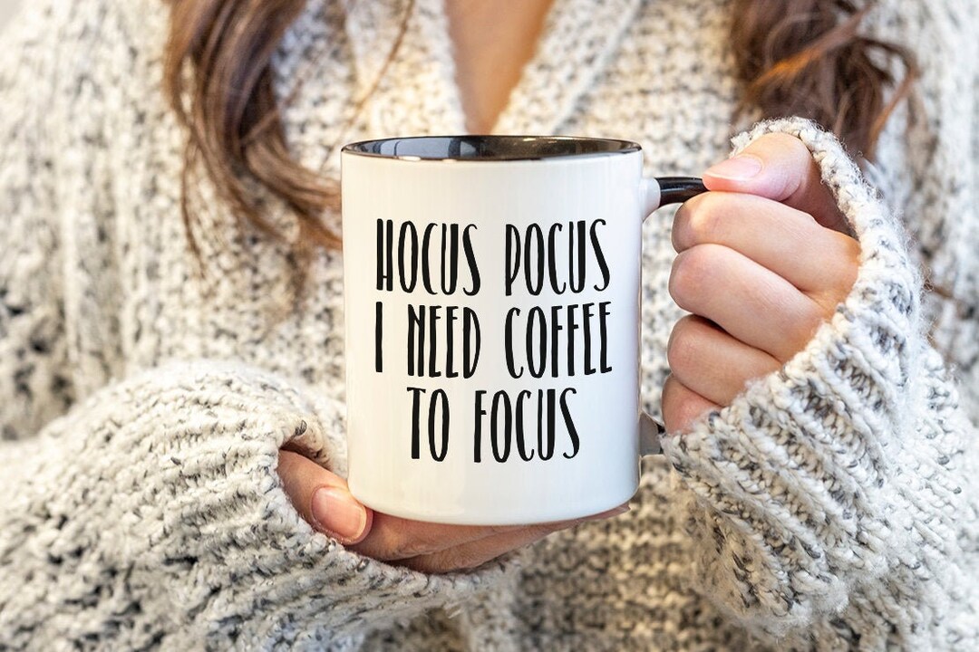 Hocus Pocus Mug Hocus Pocus I Need Coffee to Focus Coffee Cup Cute Fall ...