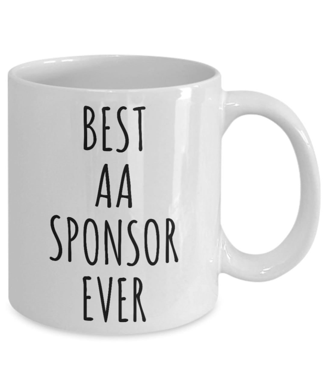AA Sponsor Mug AA Gifts Best Sponsor Ever Sobriety Gifts for Men and ...
