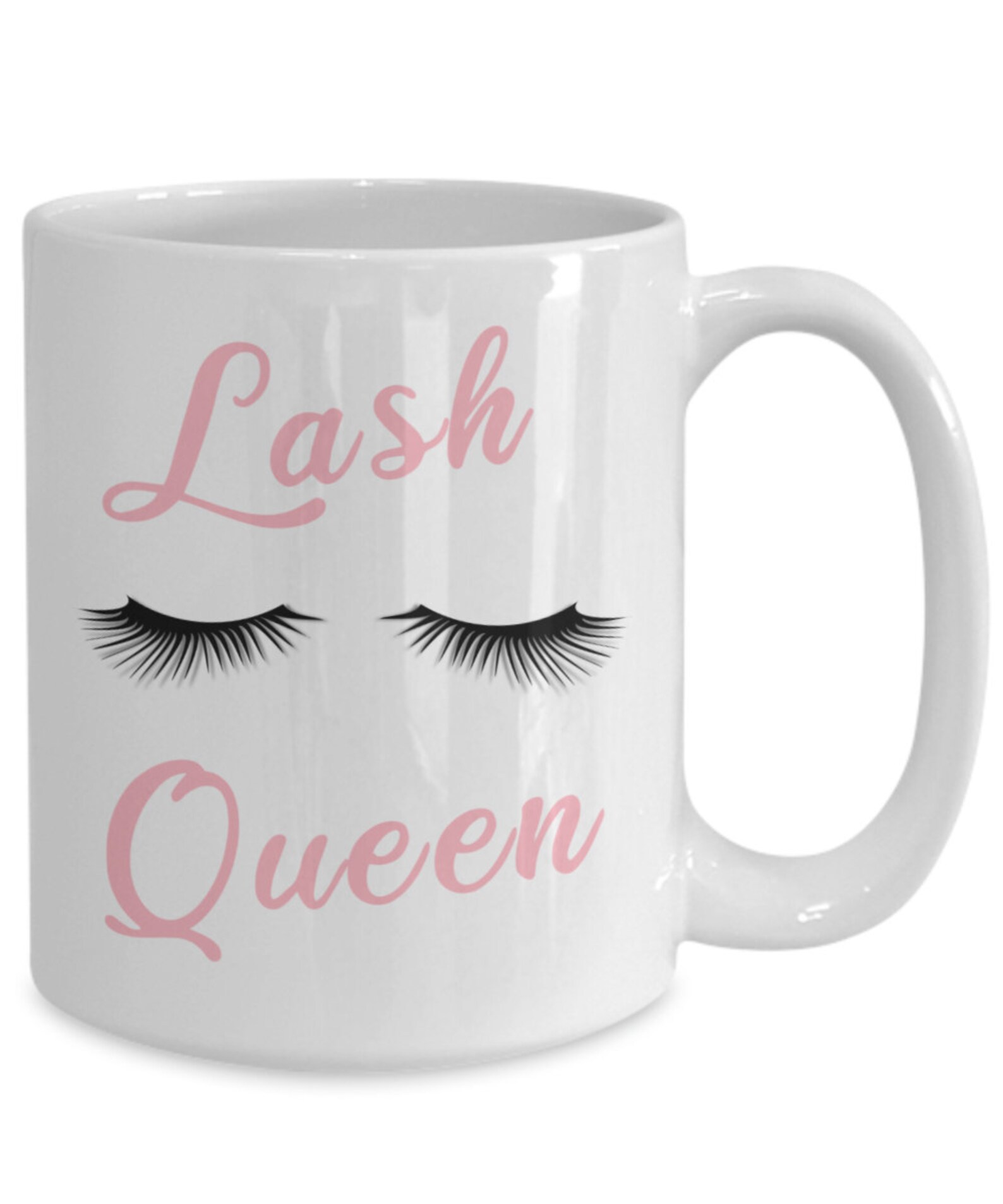 Lash Queen Mug Lash Tech Gift Lashes Technician Gift Idea Coffee Cup ...