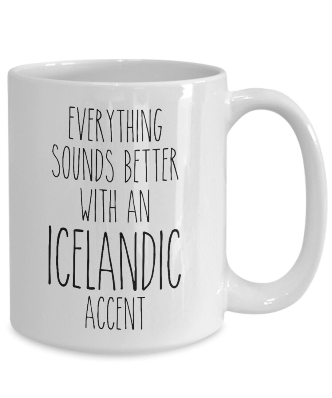 Iceland Mug Everything Sounds Better With an Icelandic Accent Coffee ...