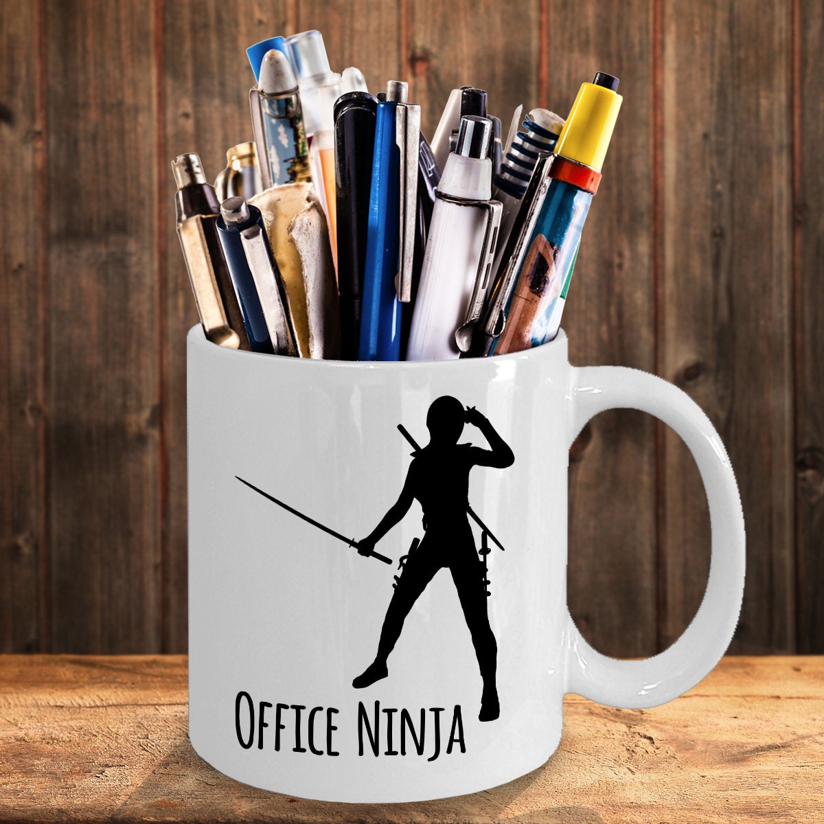 Admin Assistant Gift Office Ninja Mug Coffee Mug Ceramic Tea - Etsy