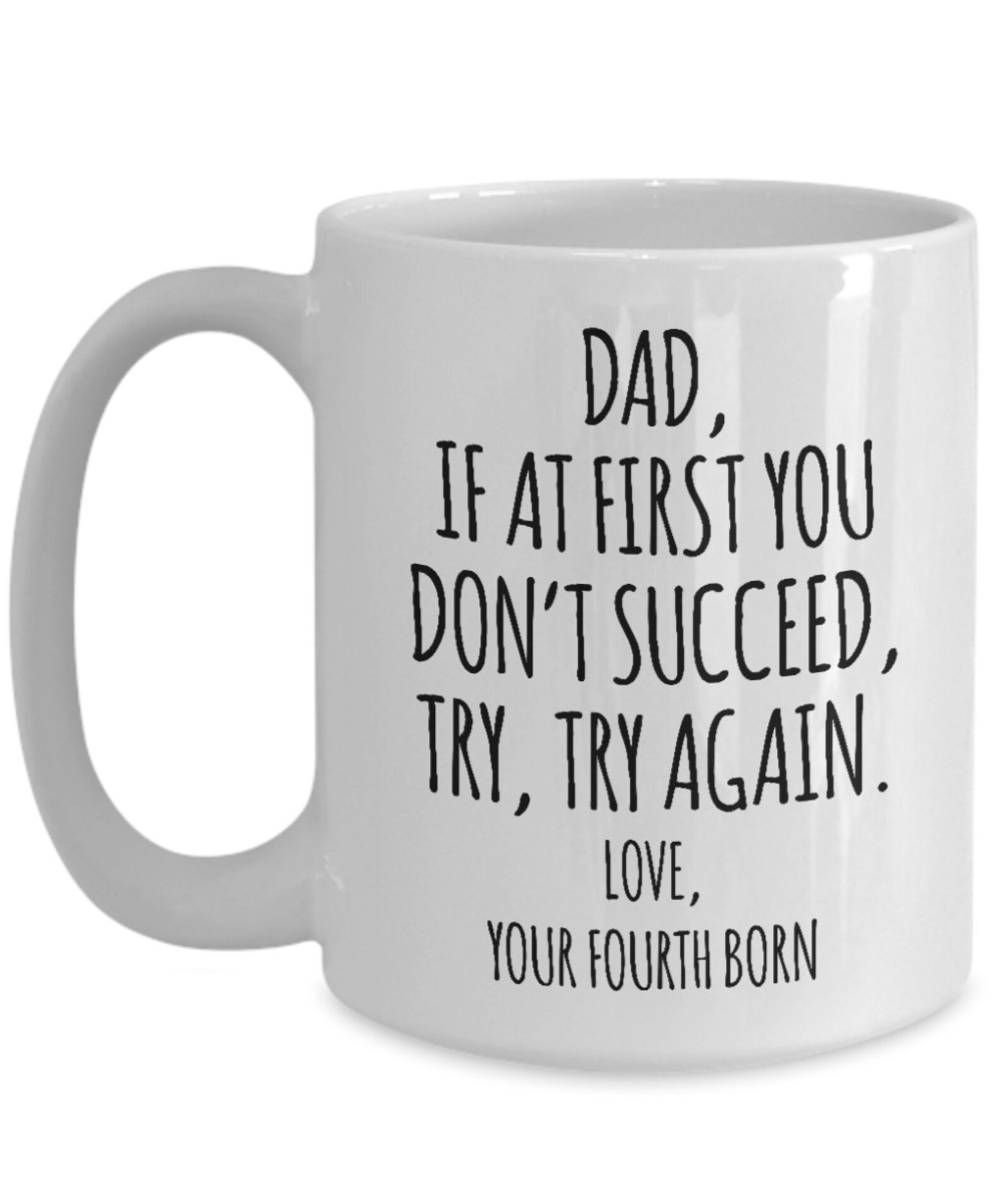 Father's Day Gift from 4th Born Child Funny Dad Mug from | Etsy