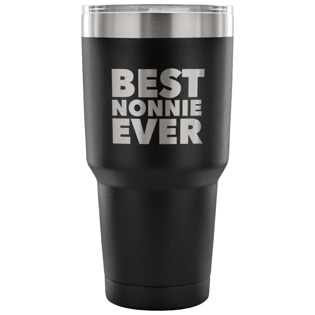 Nonnie Gifts Best Nonnie Ever Tumbler Metal Mug Double Wall Vacuum ...