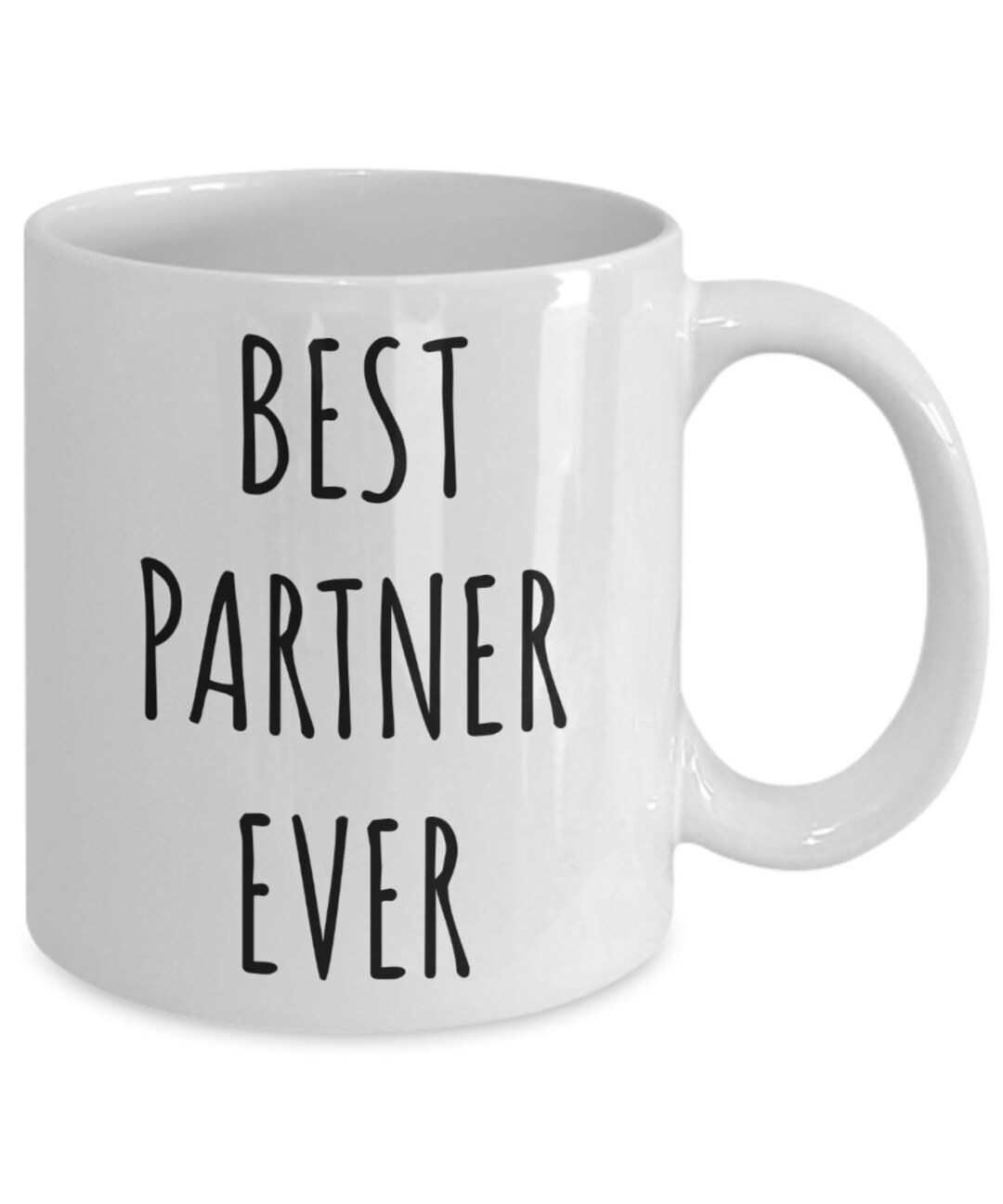 Best Partner Ever Mug Coffee Cup Gift for Life Partner Domestic Partner ...