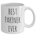 Best Partner Ever Mug Coffee Cup Gift for Life Partner Domestic Partner ...