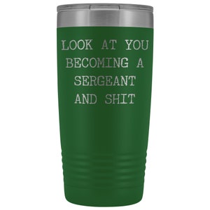 Police Sergeant Mug Look at You Becoming a Sergeant Promotion Gifts ...