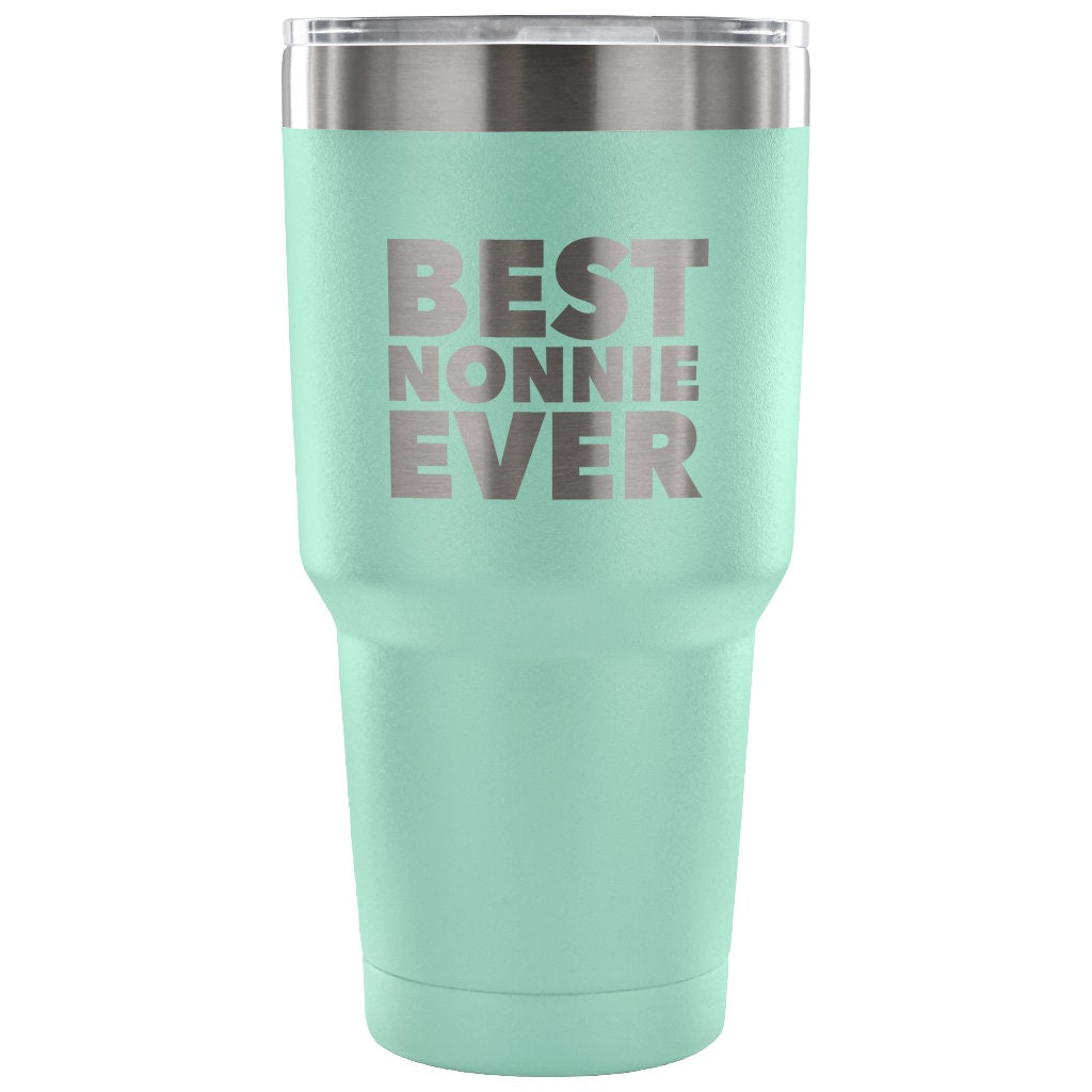 Nonnie Gifts Best Nonnie Ever Tumbler Metal Mug Double Wall Vacuum ...
