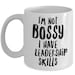 Bossy Mug I'm Not Bossy Boss Mugs Girl Boss Mug Office Mug Funny Mugs ...