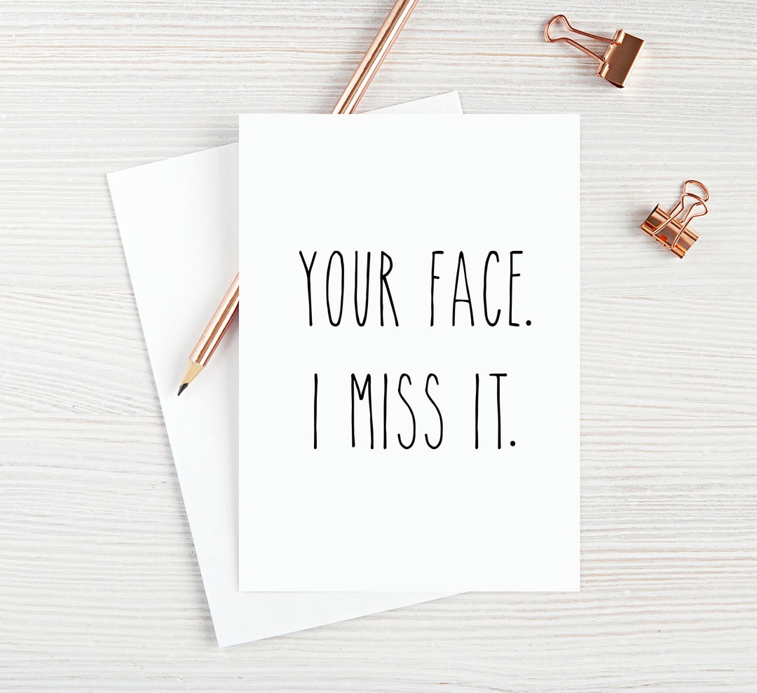 I Miss You Card, Long Distance Card, I Miss You Gift, Moving Away Card ...