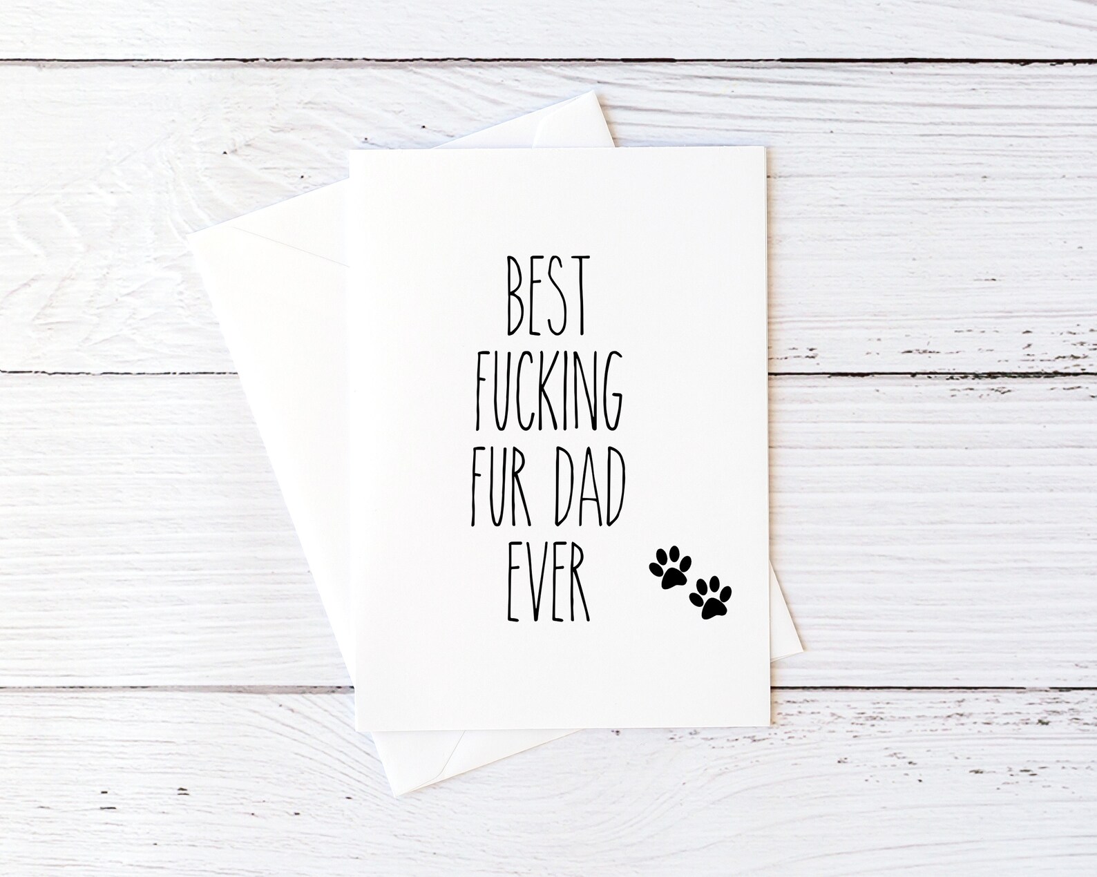 Dog Dad Card for Father's Day Card Cat Dad Card Dog Dad - Etsy