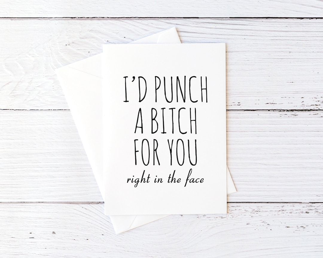 Best Friend Card Friendversary Card Birthday Card BFF Card Funny ...