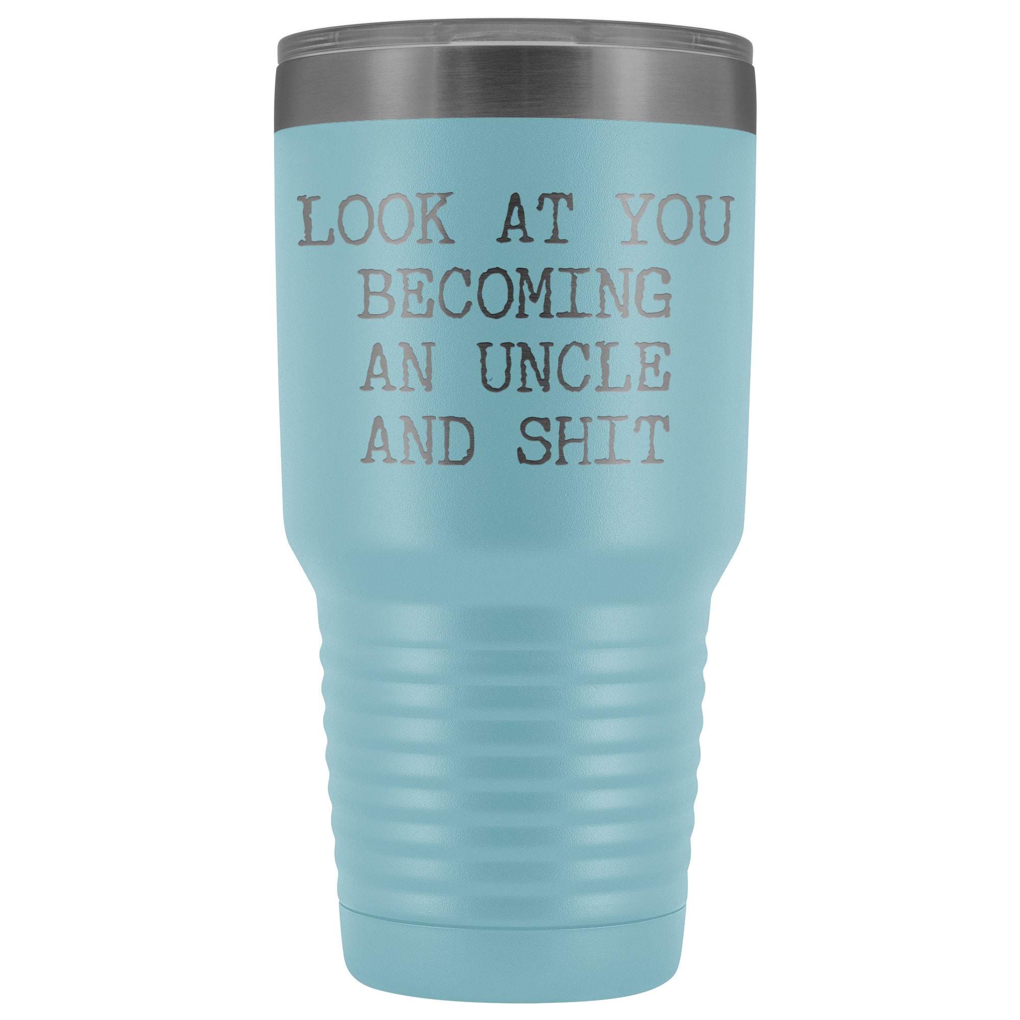 New Uncle Gift Uncle Announcement Look at You Becoming an Uncle Tumbler ...