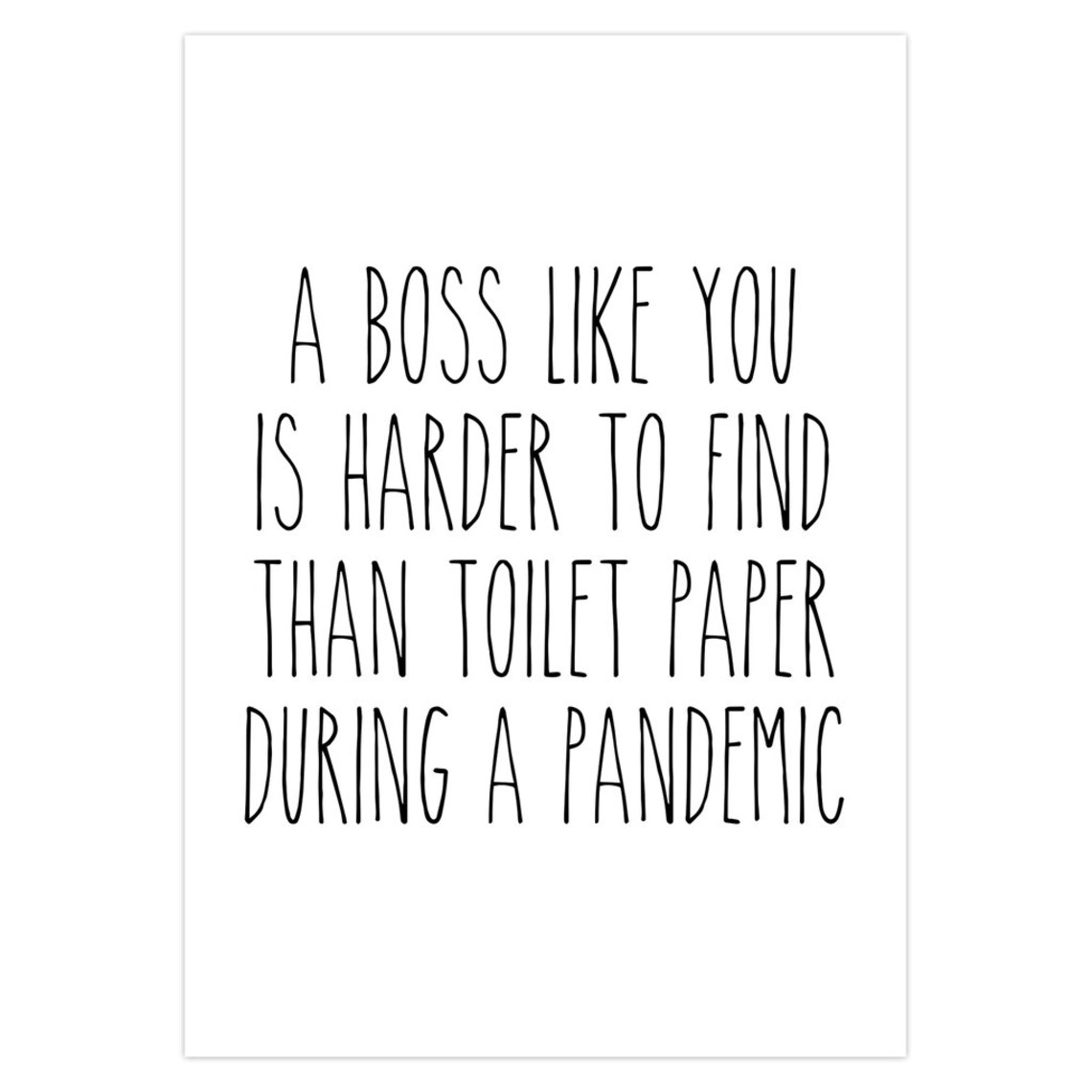 Funny Card for Boss Card Happy Bosses Day A Boss Like You is - Etsy