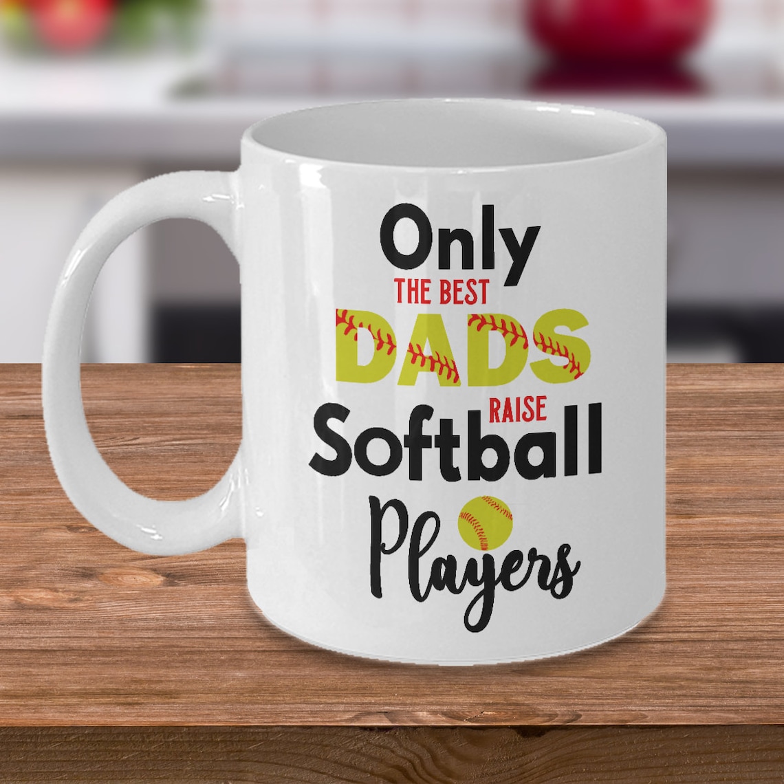 Softball Dad Mug Softball Dad Gifts Only the Best Dads Raise | Etsy