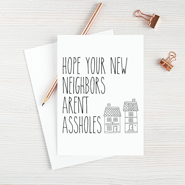 Farewell Card Neighbor - Etsy