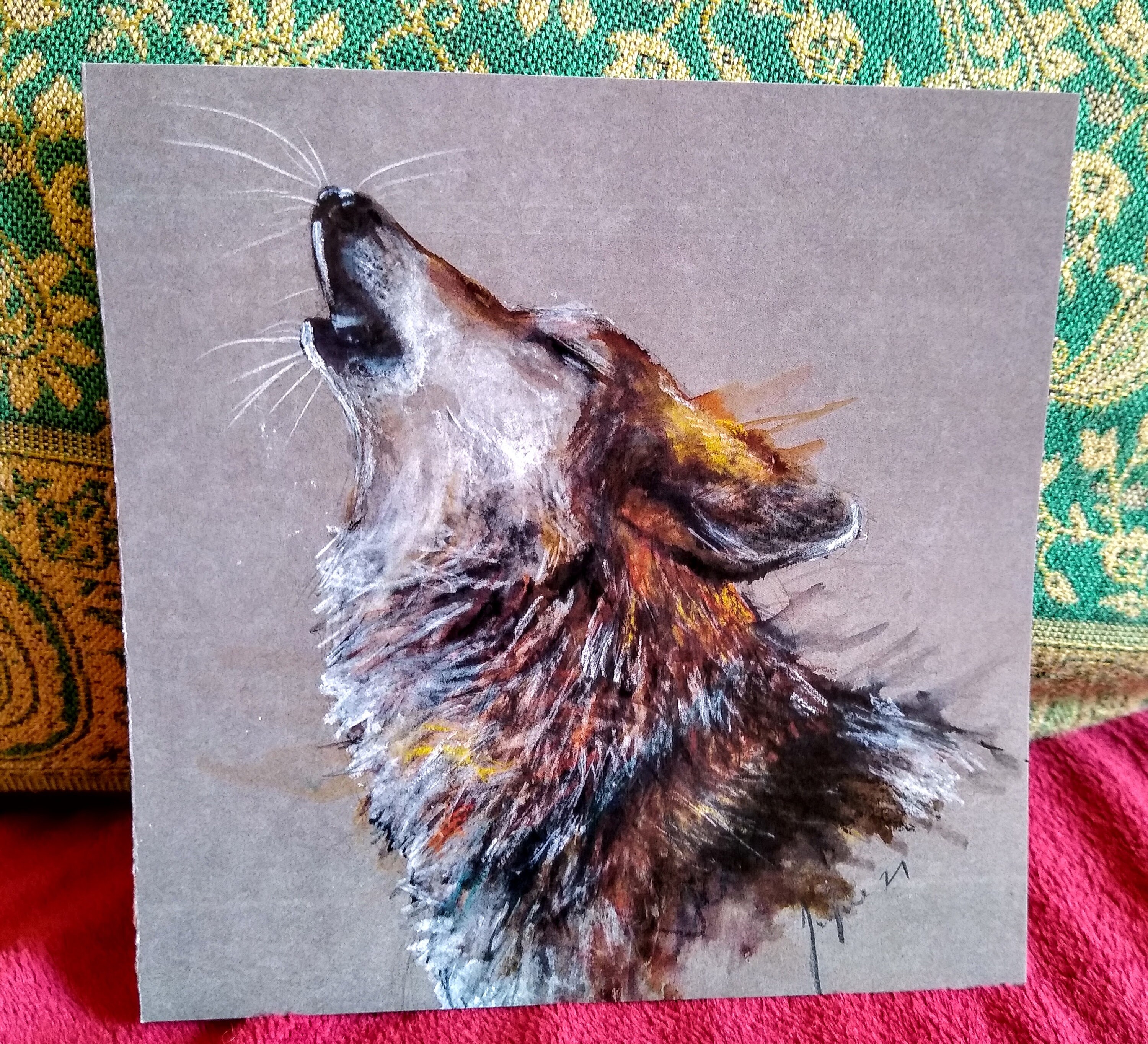 Wolf Greetings Card - Etsy