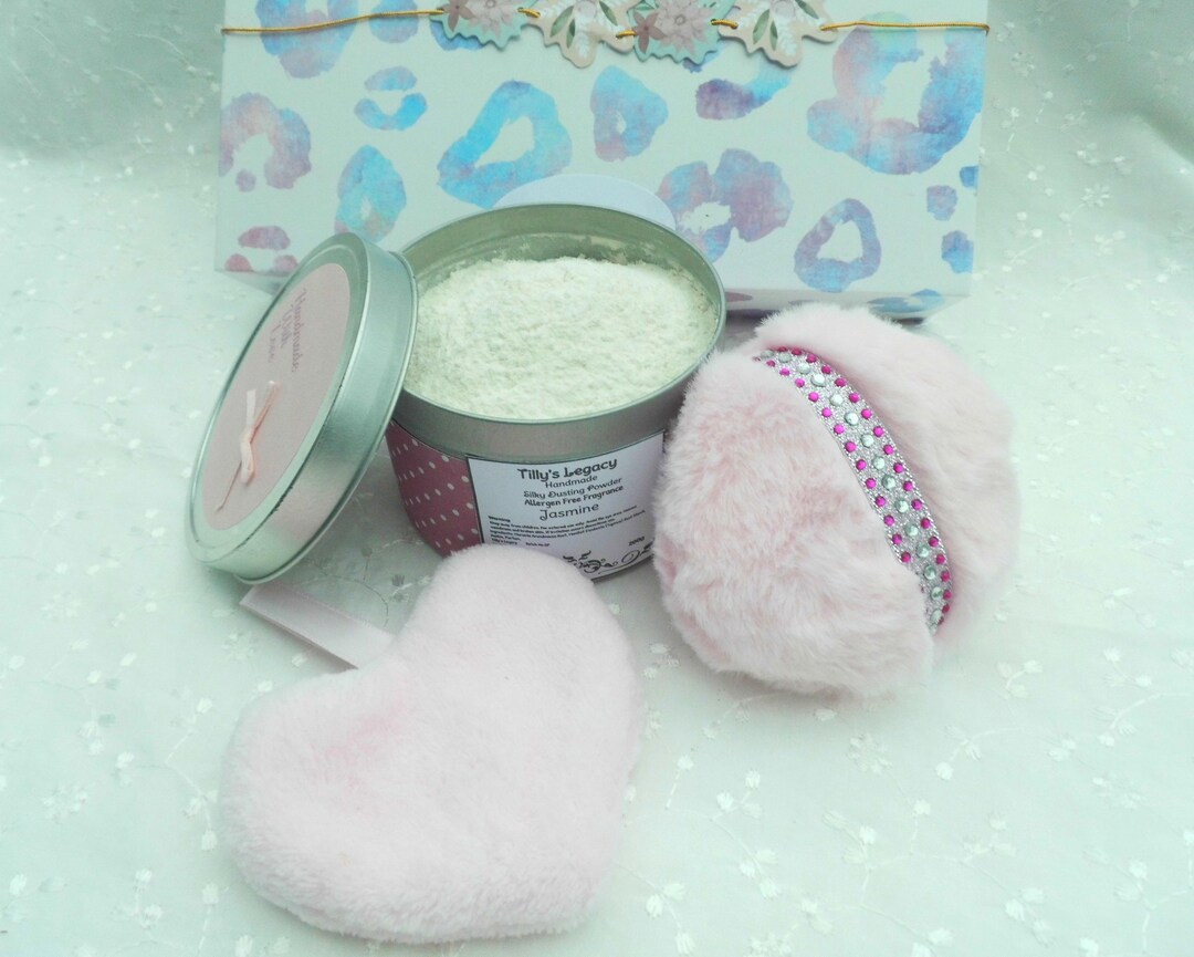 Jasmine Dusting Powder Gift Box. 200g Silky Dusting Powder and a ...