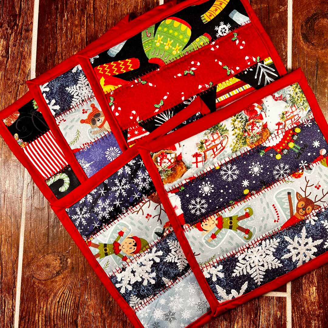 Christmas Mug Rug - Single Mug Rugs - Etsy