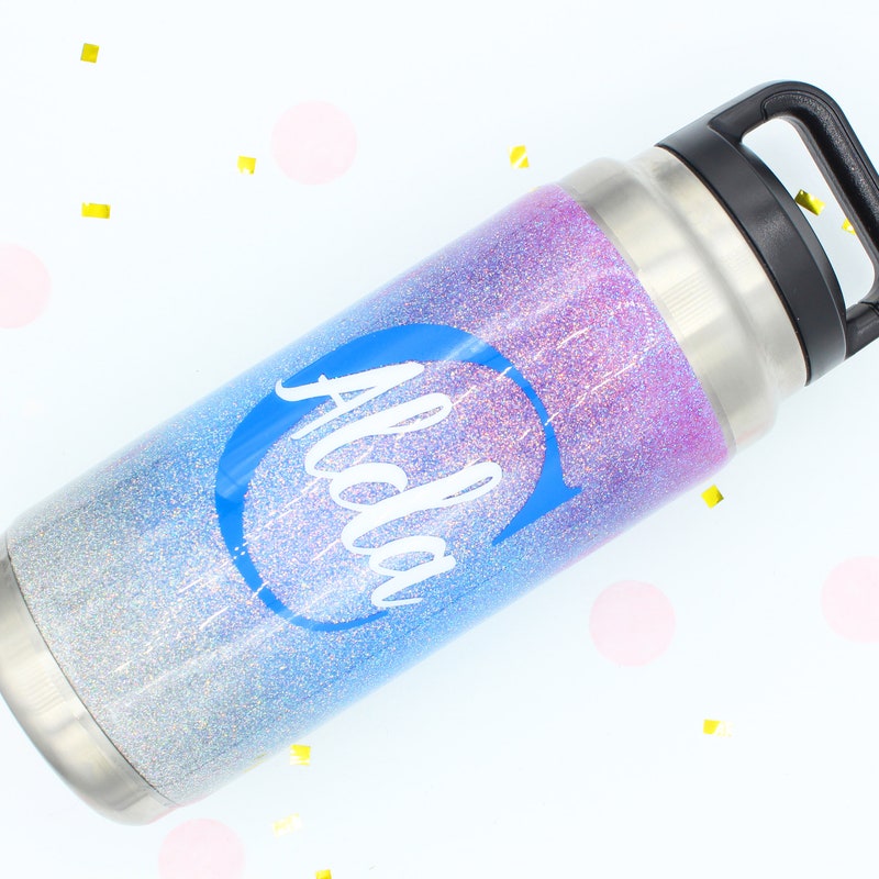 Glitter Water Bottle - Etsy