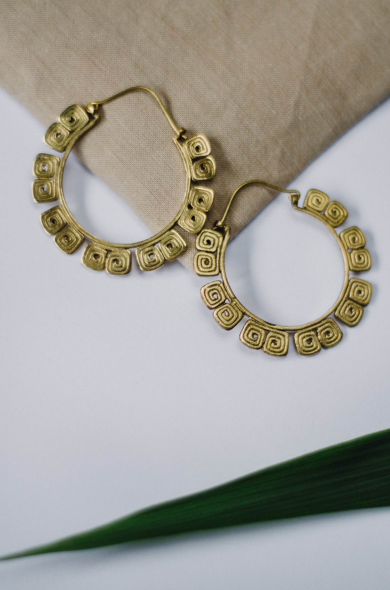 Maya earrings Mayan Mexican Aztec hoops mexican African | Etsy