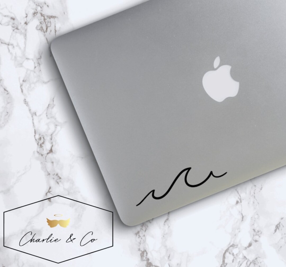 Beach Wave Decal, Beach Wave Sticker, Beach Wave Laptop Sticker, Beach ...