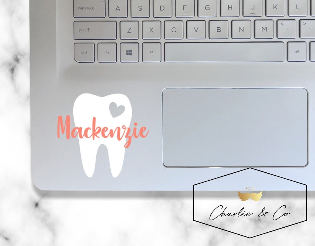Tooth Decal, Dental Hygienist Decal,dental Assistant Decal, Laptop ...