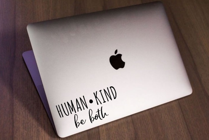 Humankind Be Both Decal Laptop Stickers Vinyl Decal | Etsy