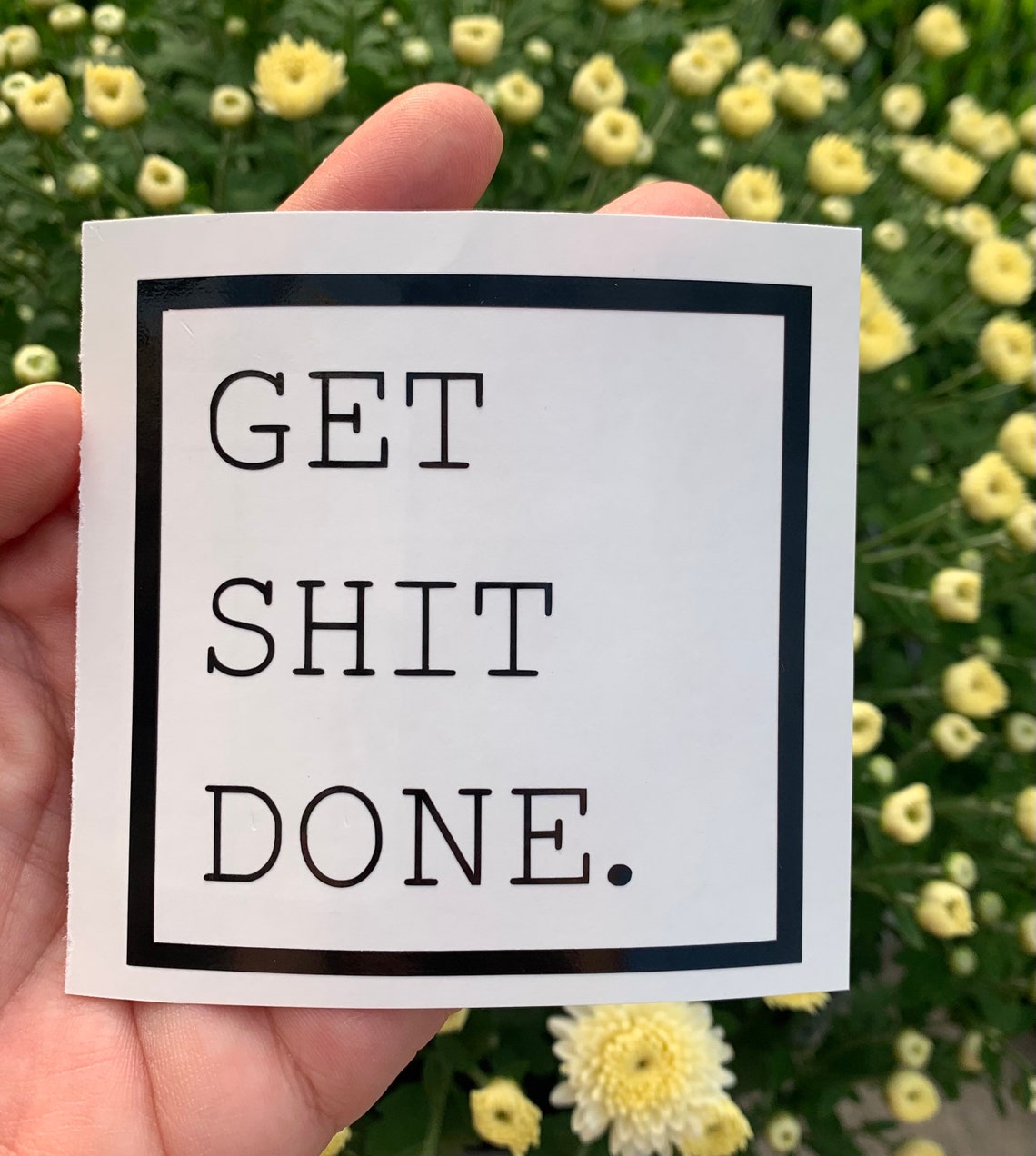 Get Shit Done Laptop Stickers Vinyl Decal Decals Car | Etsy