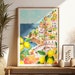 Positano Italy Lemons Printable DIGITAL Art Amalfi Coast - Etsy
