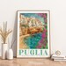Puglia Italy Travel Poster Apulia Italy Polignano a Mare - Etsy