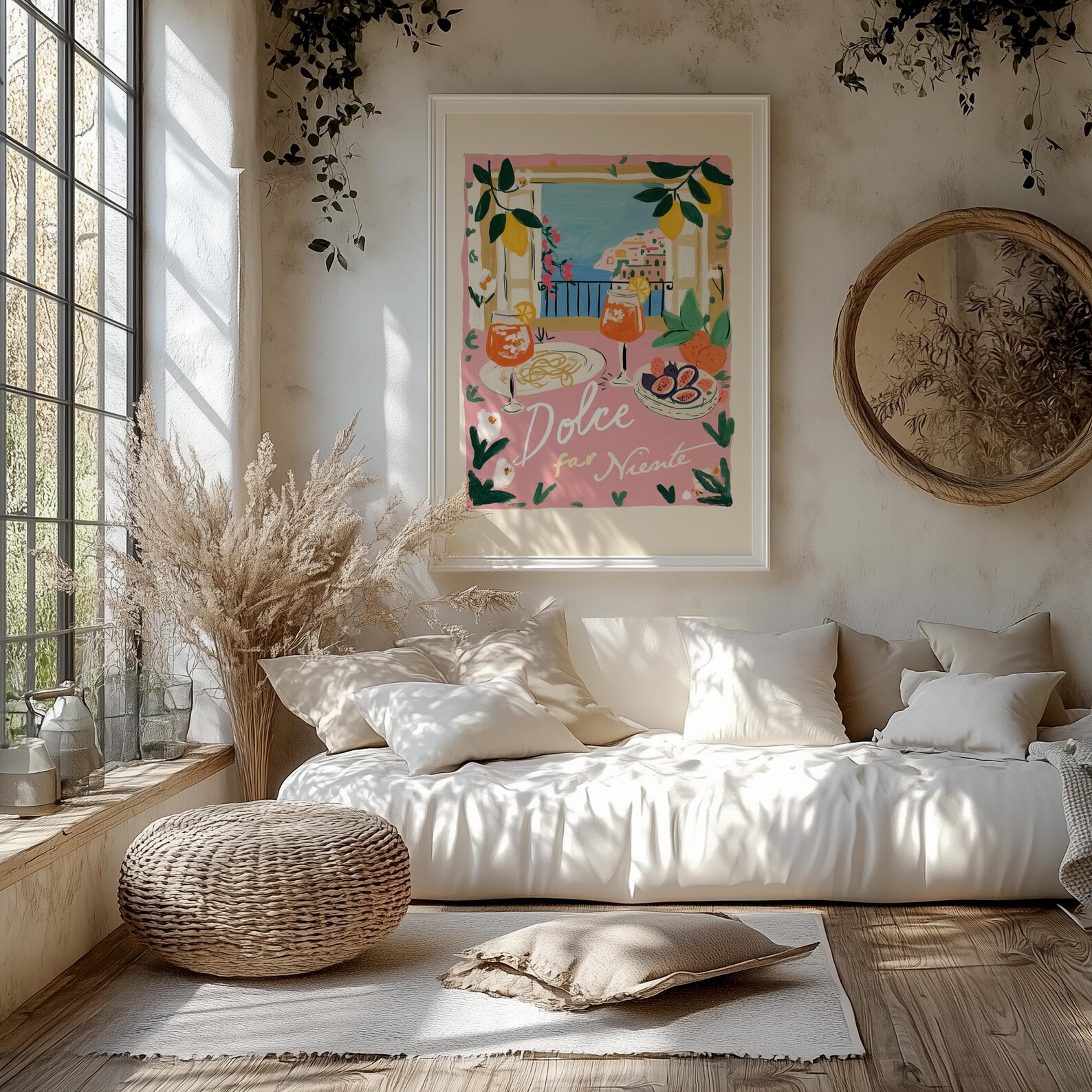 Italian Al Fresco Art Print: Amalfi Coast Kitchen Decor - Etsy