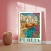 Puglia Italy Travel Poster Apulia Italy Polignano a Mare - Etsy