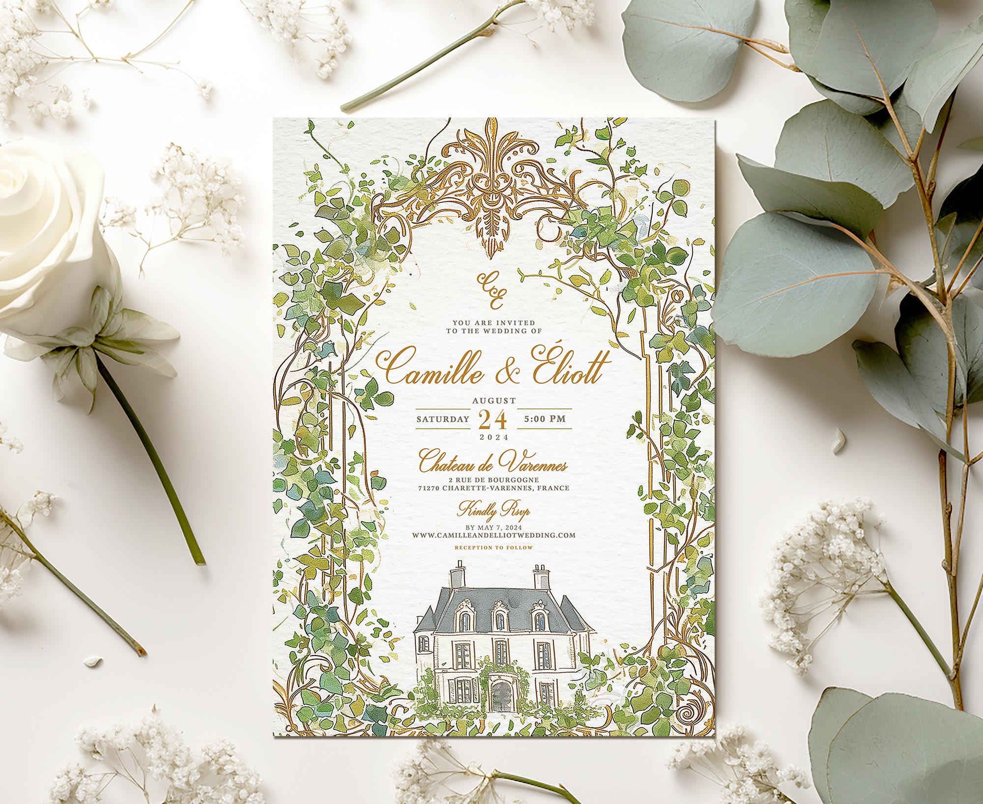 French wedding invitations 60 photos - Astyledwedding.com