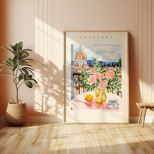 Florence, Italy Printable DIGITAL Art, Santa Maria Del Fiore, Italy ...