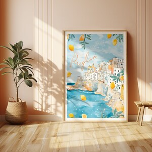 Puglia Italy Rolled Poster Wall Art, Polignano a Mare Apulia Italy ...