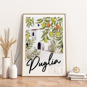 Puglia Italy Rolled Poster Wall Art, Polignano a Mare Apulia Italy ...