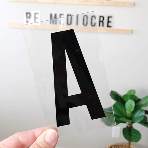 Extra Letter Set Black Plywood Letters Black Letter Set for | Etsy