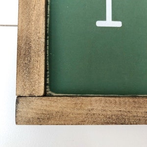 Numbers 1-10 Vintage Chalkboard Sign 9x36 Framed - Etsy