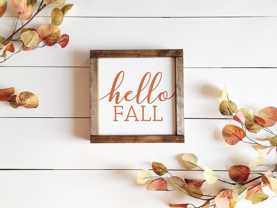 Wall Décor Farmhouse Fall Sign Fall Wall Decor Rustic Wood Signs Fall ...