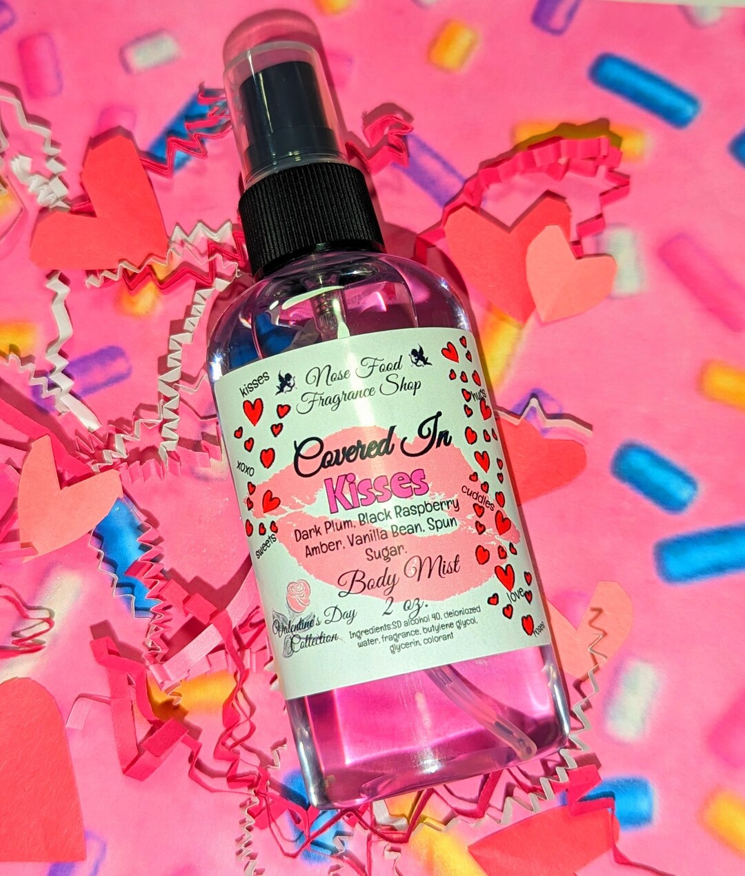 Covered in Kisses Body Mist, Body Splash, Body Spray, Fragrance Mist ...