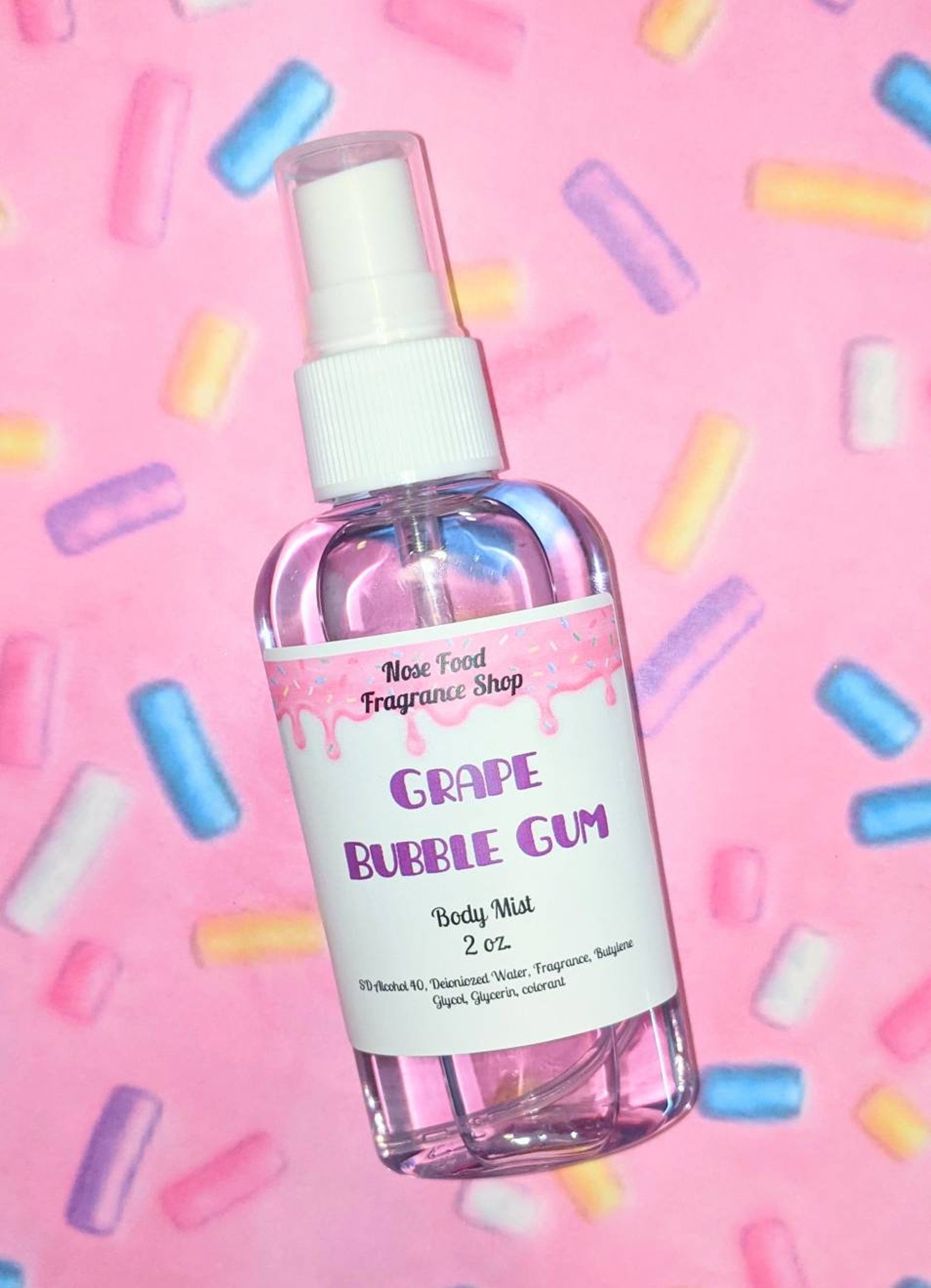 Grape Bubble Gum Body Mist, Perfume, Body Spray, Body Splash, Fragrance ...