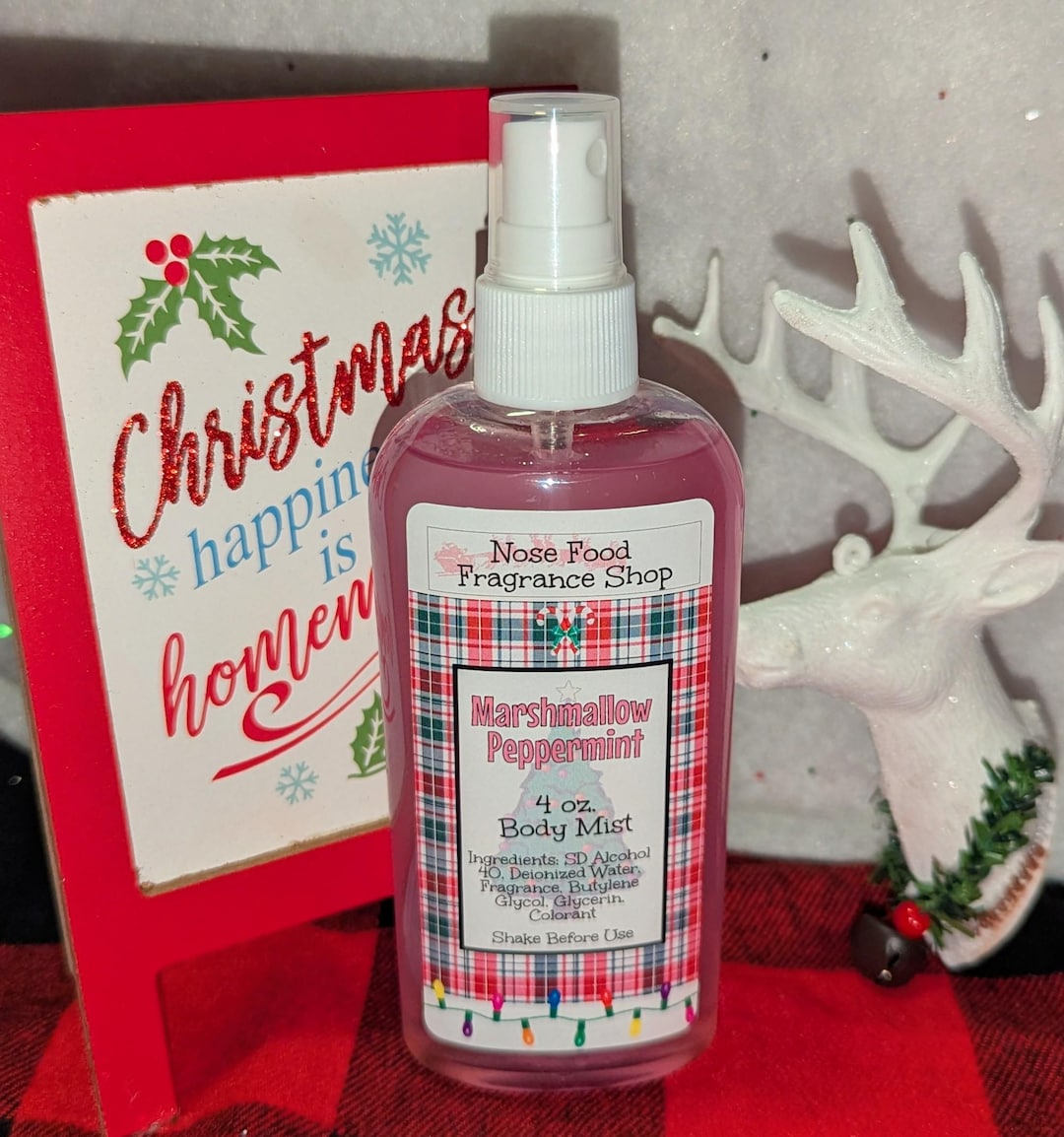 Marshmallow Peppermint Body Mist, Body Spray, Fragrance Mist, Body ...
