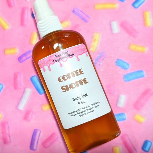 Coffee Shoppe Body Mist Perfume Body Spray Body Splash - Etsy