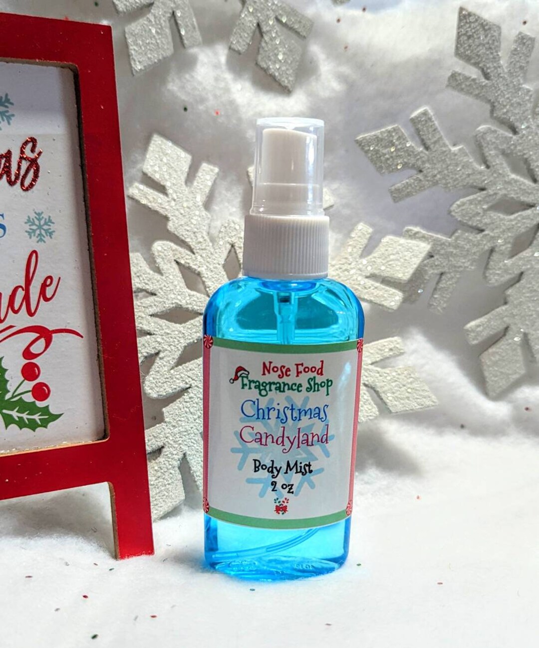 Christmas Candyland Body Mist Body Spray Fragrance Mist - Etsy