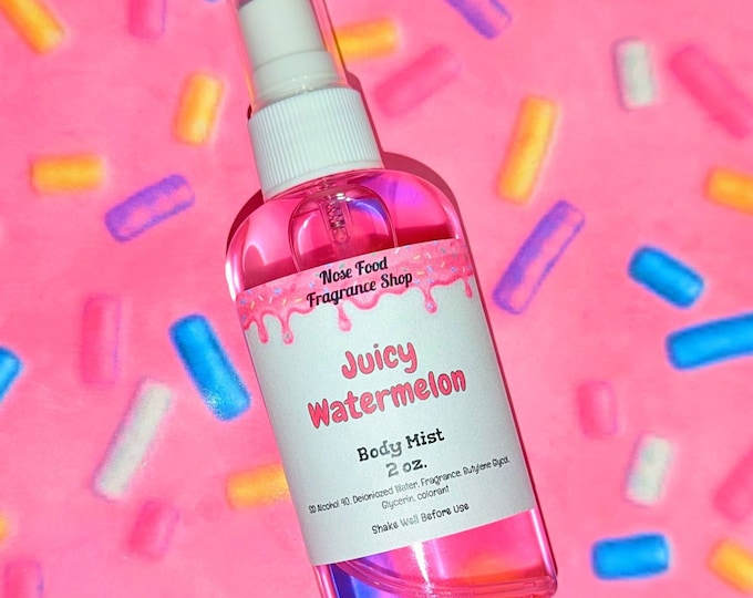 Juicy Watermelon Body Mist, Body Splash, Body Spray, Fragrance Mist ...
