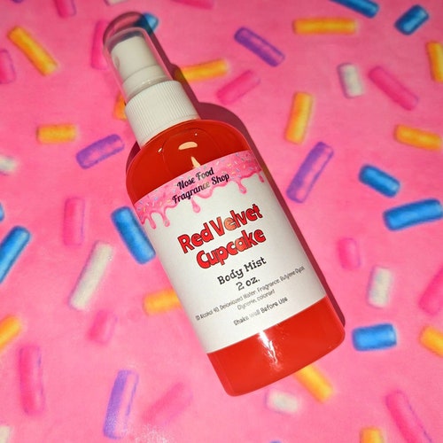 Red Velvet Cupcake Body Mist Body Splash Body Spray - Etsy